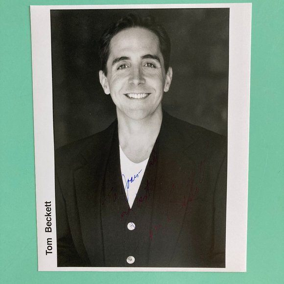 Autograph | Other | Tom Beckett Signed Inscribed Photo 8x Broadway Epic ...